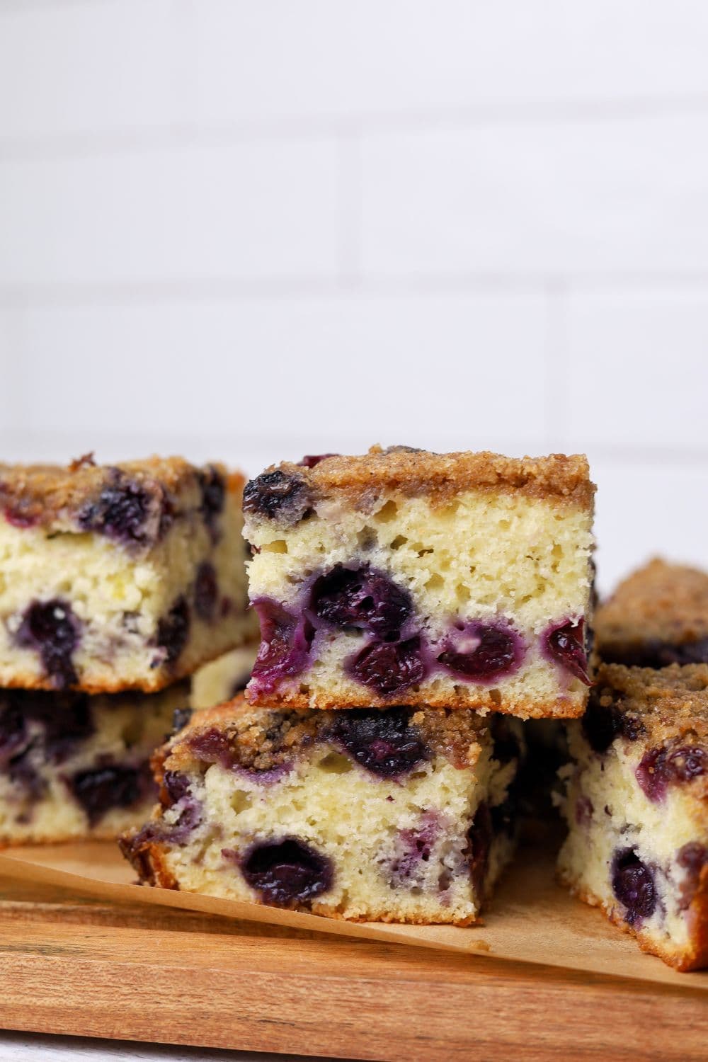 Sourdough Blueberry Buckle - The Pantry Mama