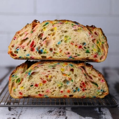 Funfetti Sourdough Bread - The Pantry Mama